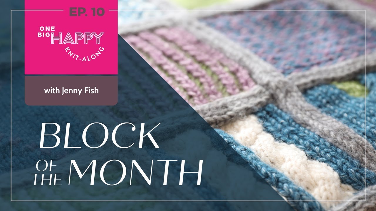 Episode 10: 2024 Block of the Month Knit with Jenny Fish | Put it ...