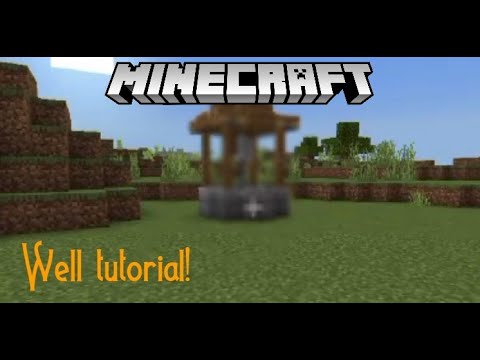 Minecraft simple and easy well tutorial | @aalisgaming - YouTube