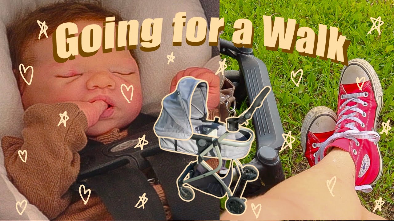 Taking Silicone Baby Caleb for a Walk! - YouTube