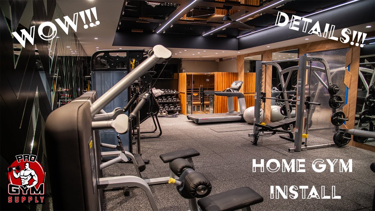 Pro Gym Supply Installs Home Gym! - YouTube