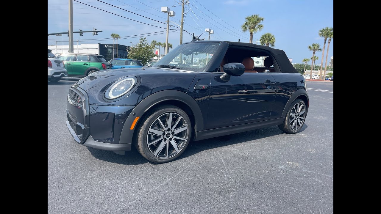 2024 Enigmatic Black MINI Cooper S Convertible with Iconic Trim and ...