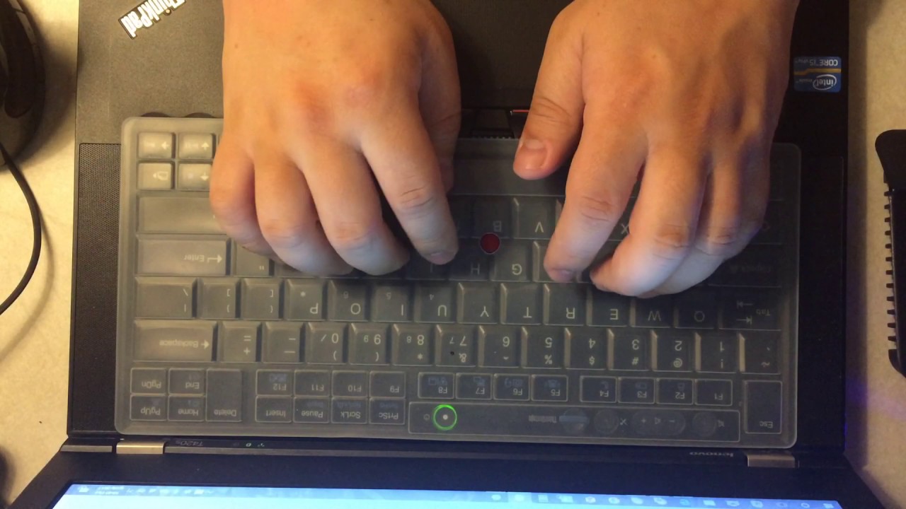 Thinkpad T420s keyboard typing test 타건영상 - YouTube