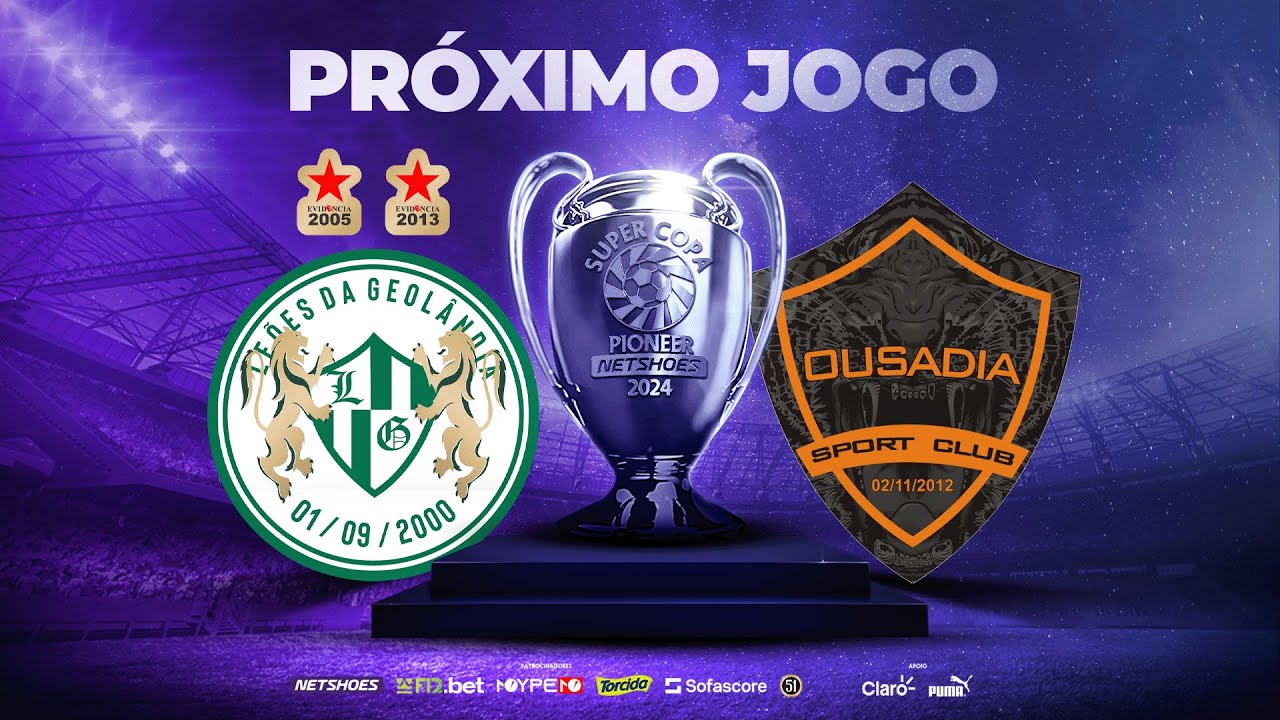 LEÕES DA GEOLÂNDIA x OUSADIA - AO VIVO - 1ª FASE DA SUPER COPA PIONEER ...