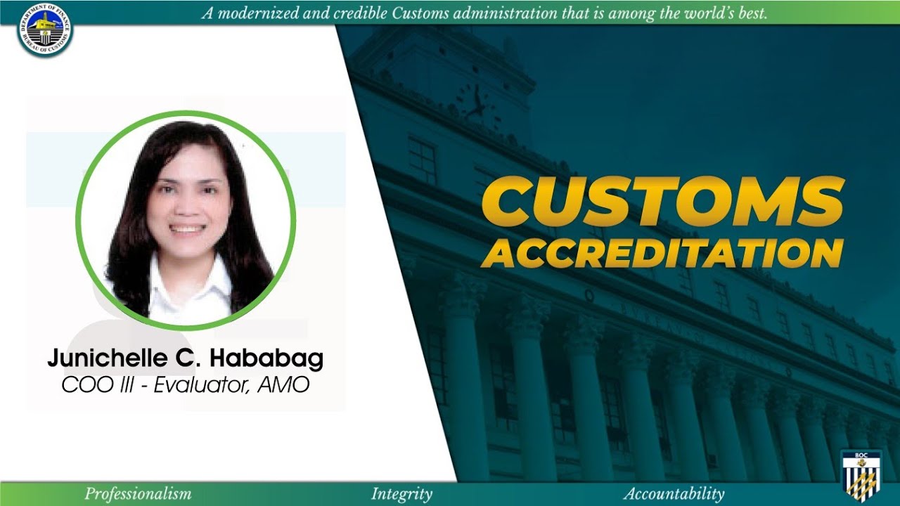 BOC Webinar on Customs Policies & Operations- Customs Accreditation ...