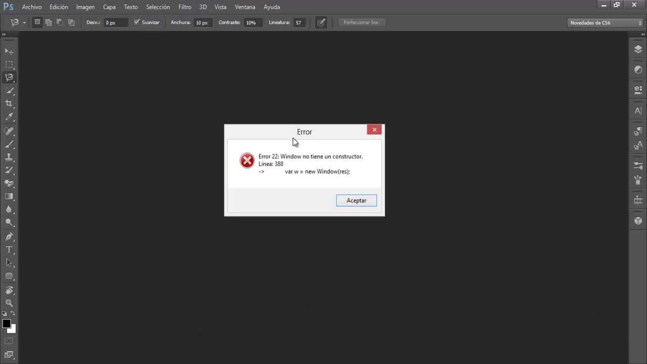Solucion Error 22 Para Photoshop - YouTube