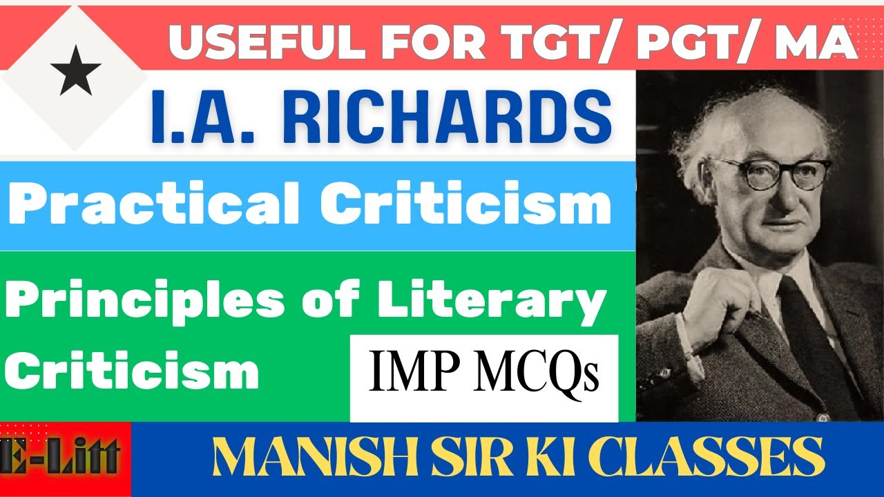 IA RICHARDS: IMPORTANT MCQS - YouTube