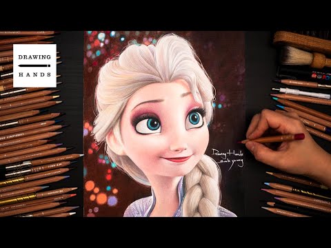 Drawing frozen2 - Elsa [Drawing Hands] - YouTube