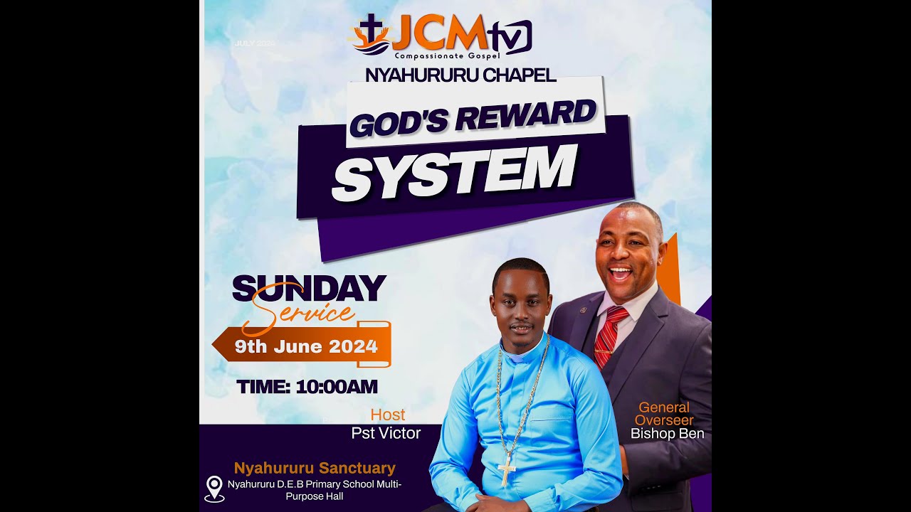 GOD'S REWARD SYSTEMS | JCM NYAHURURU CHURCH LIVE STREAM - YouTube