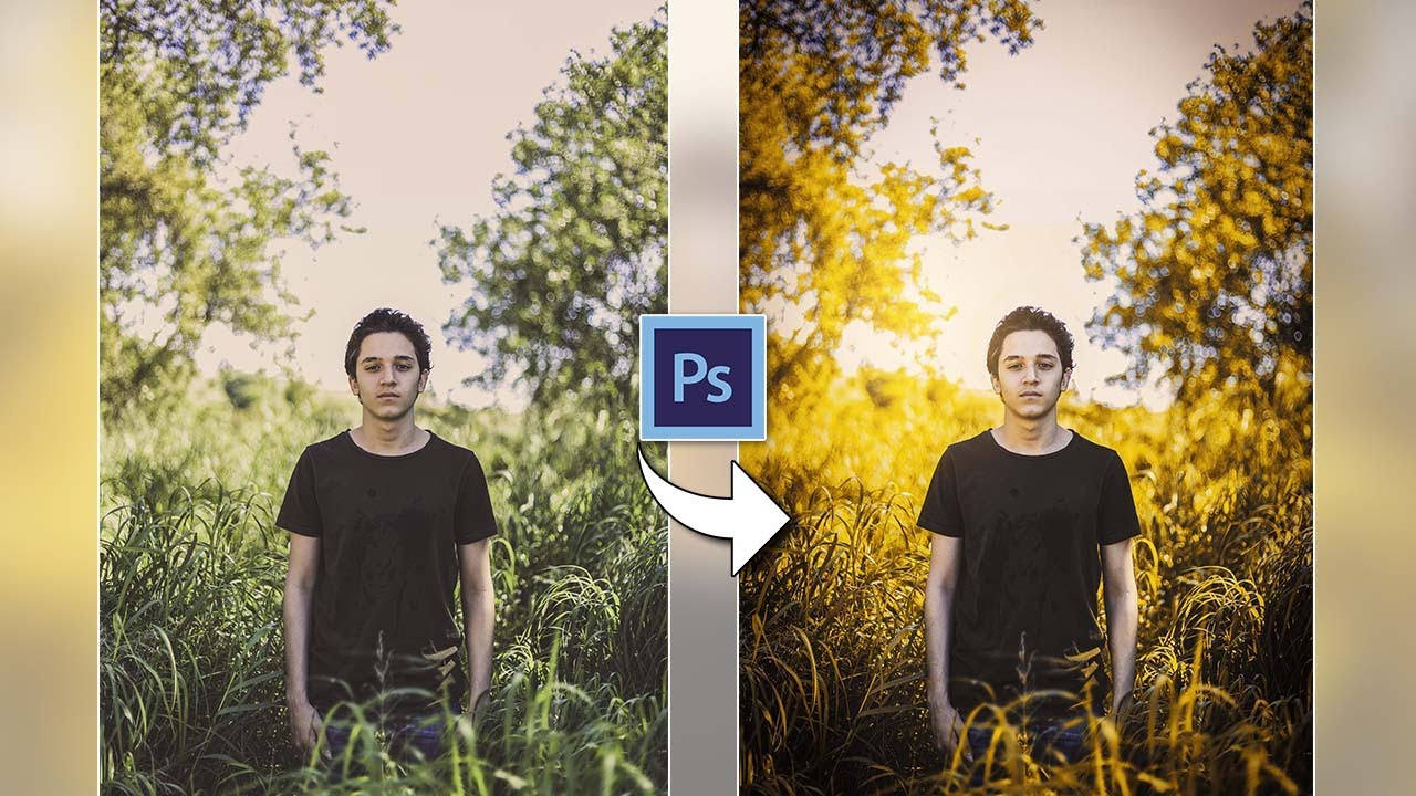 Photoshop CC Tutorial : Outdoor Portrait Editing 2020 - YouTube