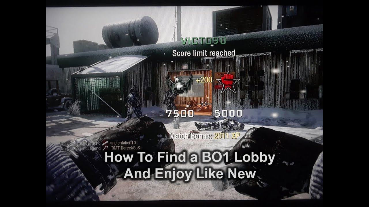 How to Find a Lobby on BO1 2020 - Earth People Gamewinner (Dr Octagon ...