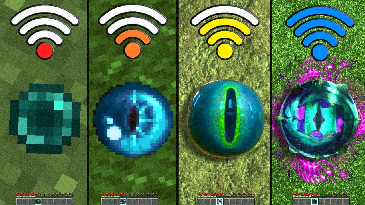 Minecraft with different Wi-Fi - HUGE compilation - YouTube