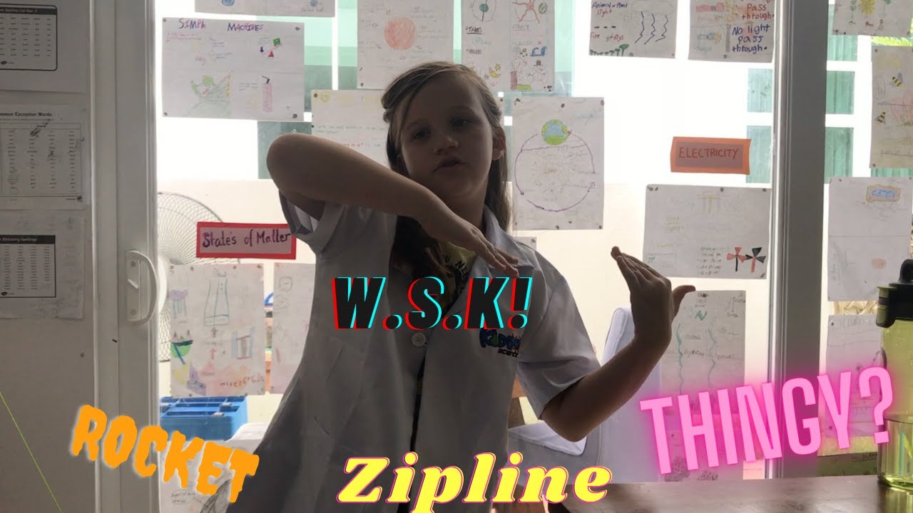 Rocket zip line thingy ? - YouTube