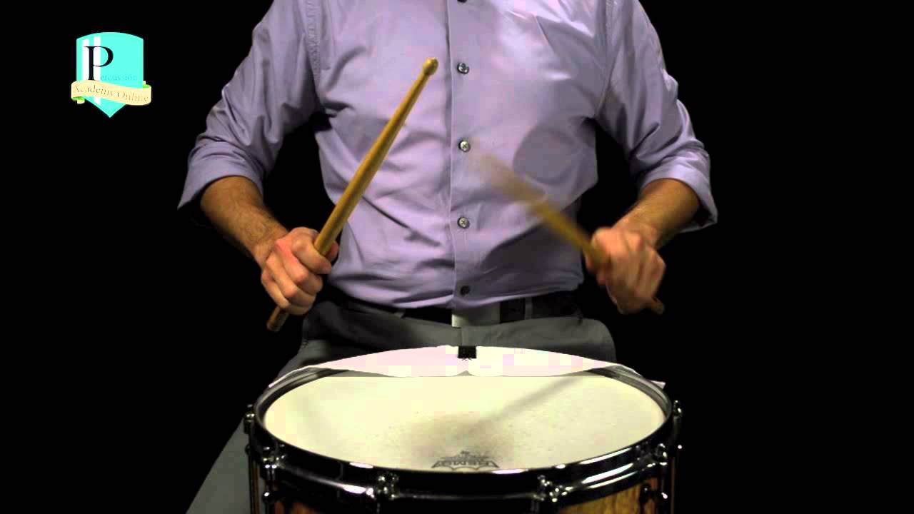 Snare Drum - Count Up Even 50bpm - YouTube