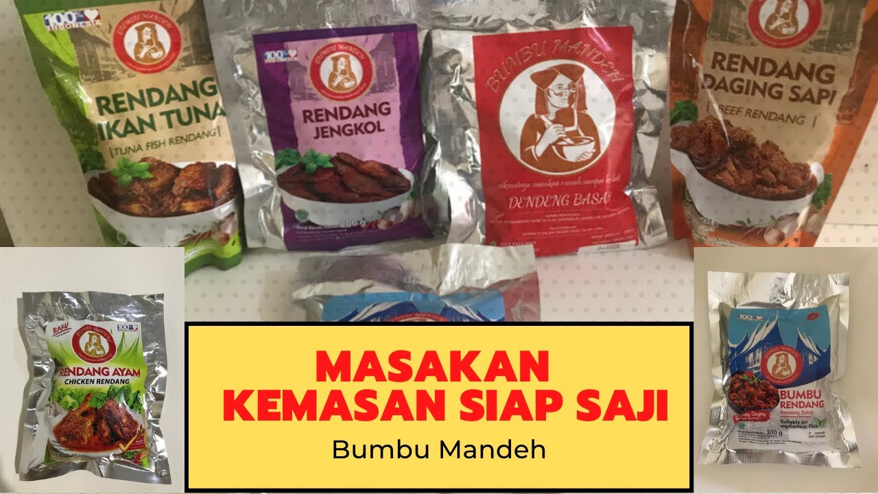 Bumbu Mandeh, rendang packaging, praktis dan yummmi 😋😋😋 - YouTube