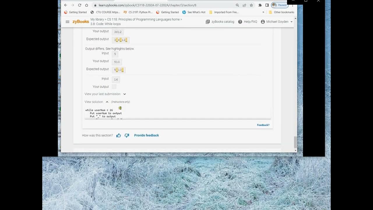CS118 walkthrough errors 13min - YouTube