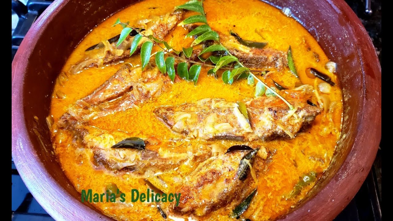 Avoli Mappas/ ആവോലി മപ്പാസ് / Kerala Fish curry/ഫിഷ് മോളി/ Fish Mollee ...