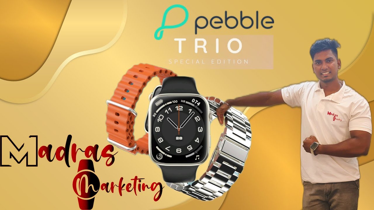 pebble trio limited edition watch - YouTube