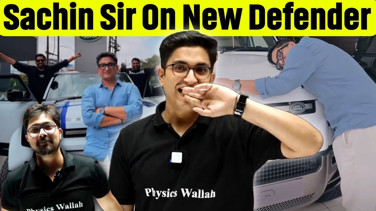 New Defender - Sachin Sir 😱| Nikhil Sir Reaction On Defender| Scahin ...