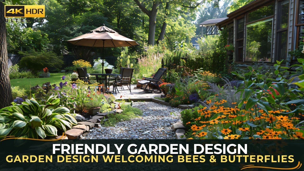 Pollinator Friendly Garden Design Welcoming Bees, Butterflies, and ...