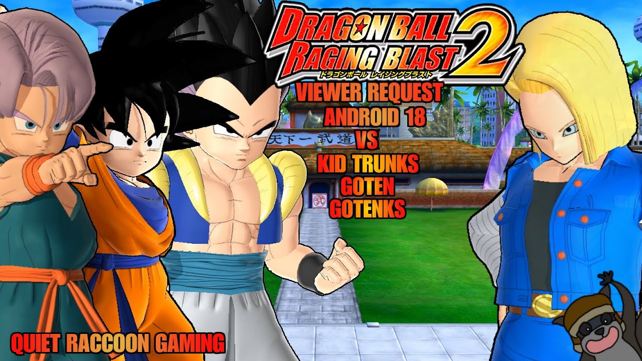 Dragon Ball: Raging Blast 2 (PS3) Viewer Request - Android 18 vs. Goten ...