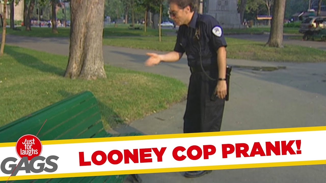 Looney Cop Prank! - Just For Laughs Gags - YouTube
