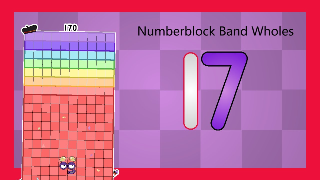 Numberblock Band Wholes 17 - YouTube