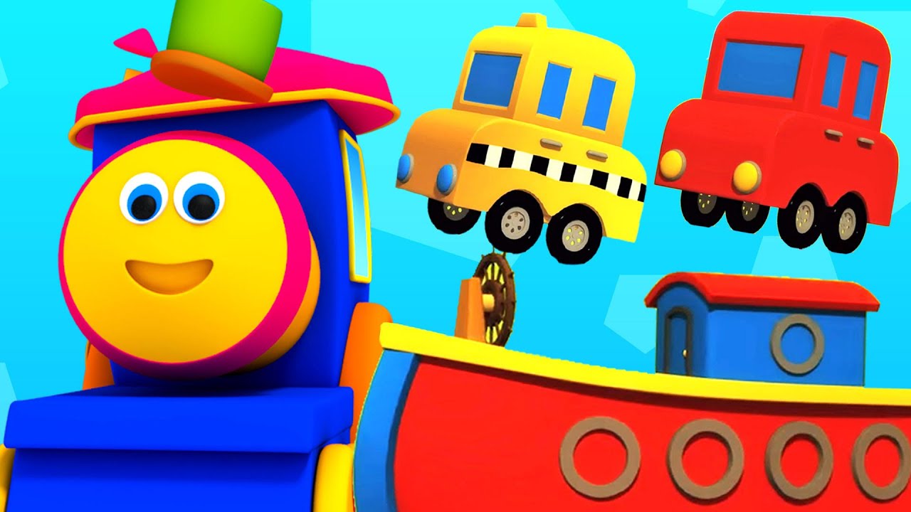 Transport Train, Vehicles Cartoon and Learning Videos for Kids - YouTube