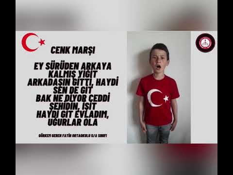 MEHMET AKİF ERSOY'A SAYGI ADLI VİDEO ÇALIŞMAMIZ.