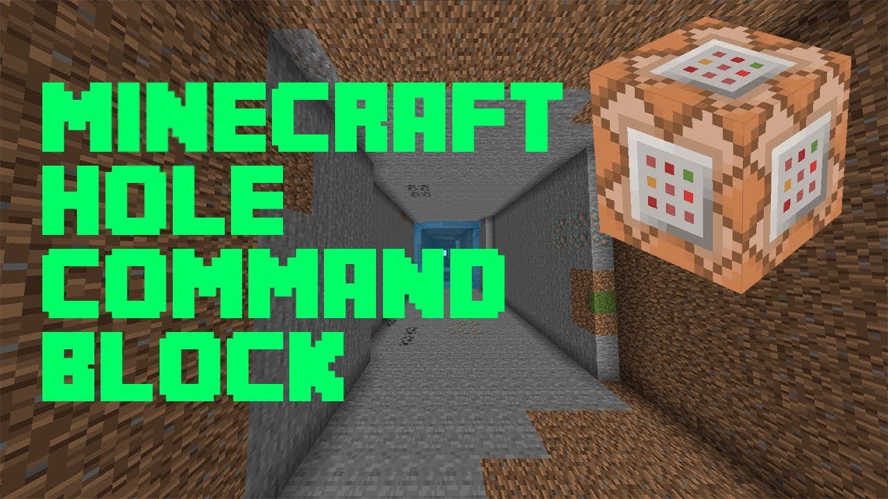 Minecraft - Command Block Trick - Hole Maker - YouTube