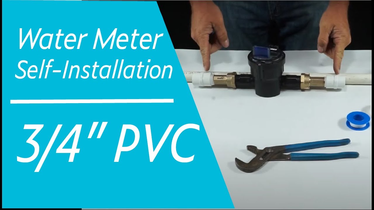 Water Meter Installation - 3/4" PVC - YouTube