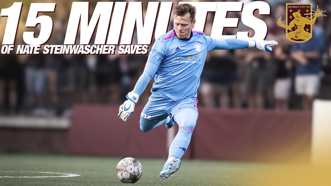 15 Minutes of Nate Steinwascher Saves in the USL Championship - YouTube