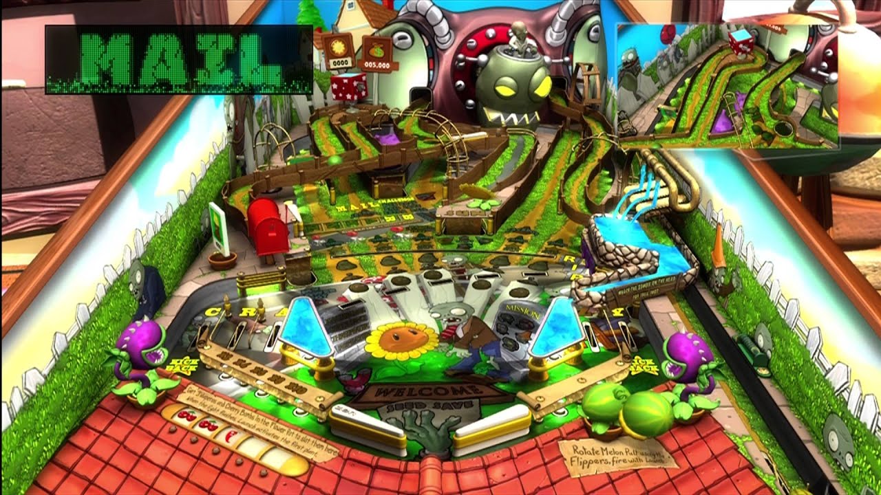 Pinball Fx2 Plants Vs Zombies You've got Mail Achievement - YouTube