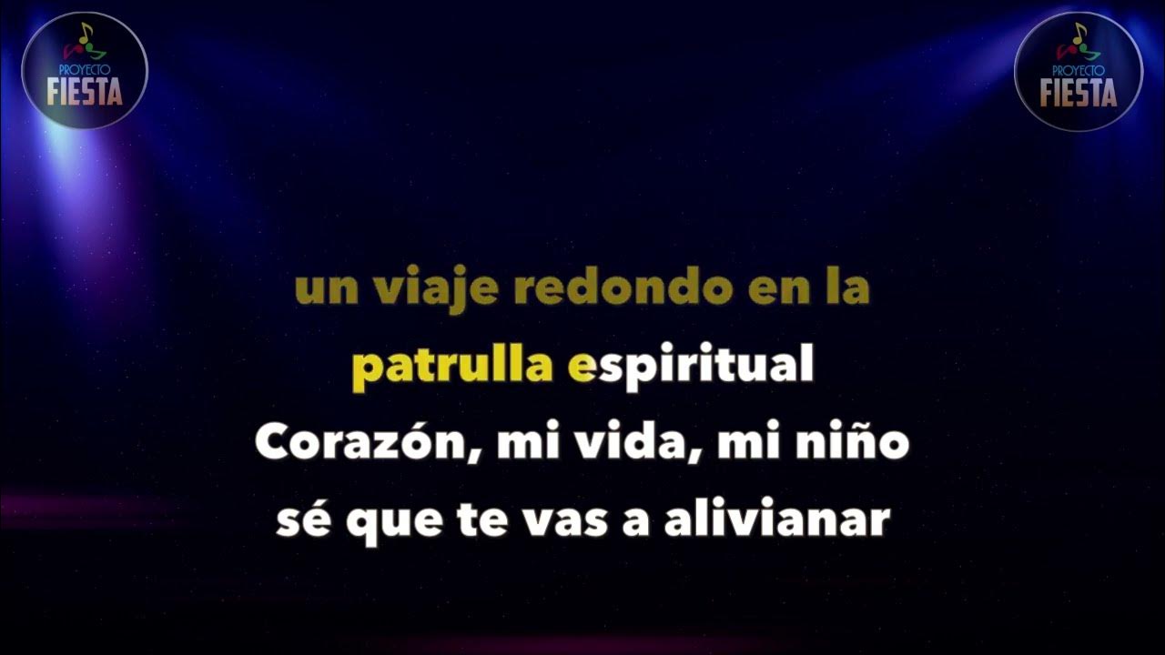 Patrulla Espiritual Tazo Dorado Cumbia KARAOKE - YouTube