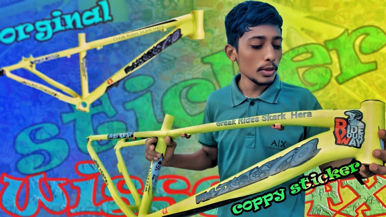 Wissco full body custom sticker || Cycle sticker price in Bangladesh ...