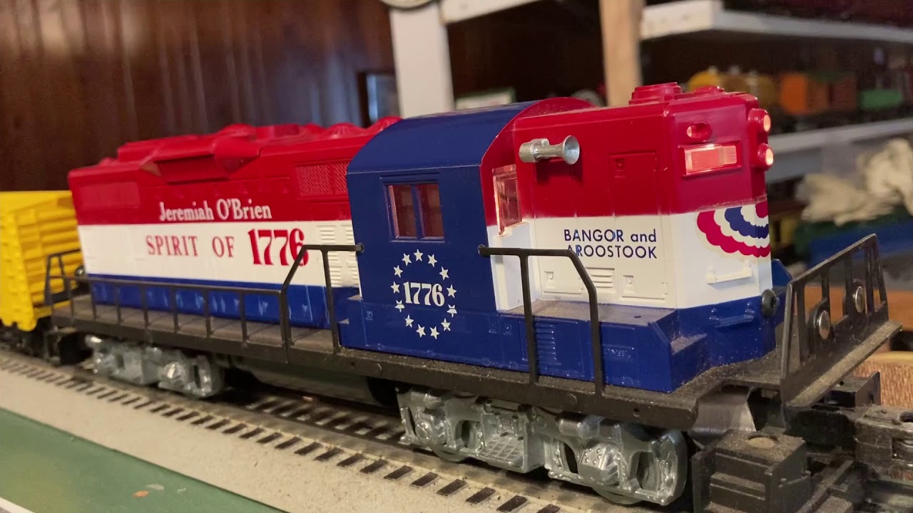 Train Vlog 2 Showcasing a Lionel MPC-Era Bicentennial Locomotive (Ep ...