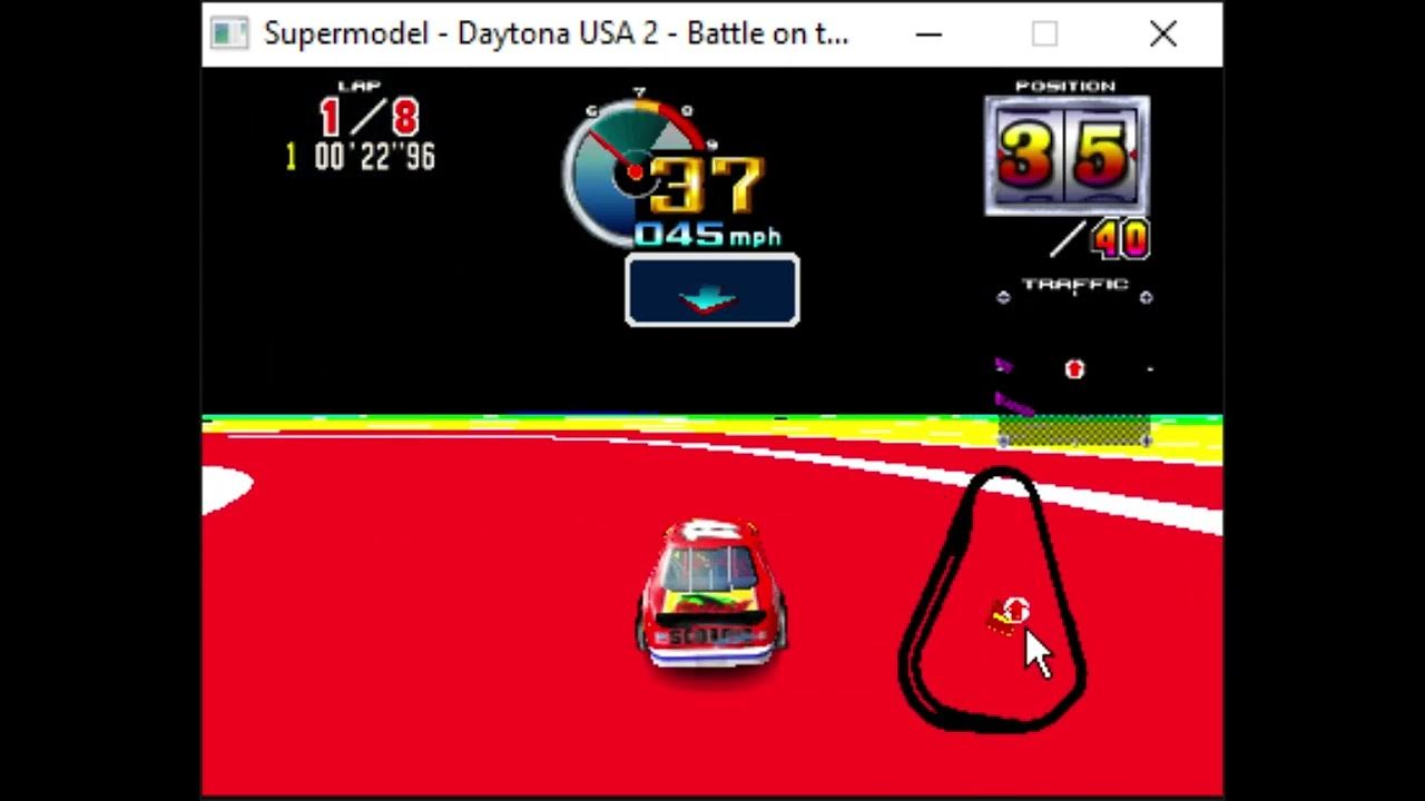 Daytona Usa 2 Debug Course - YouTube