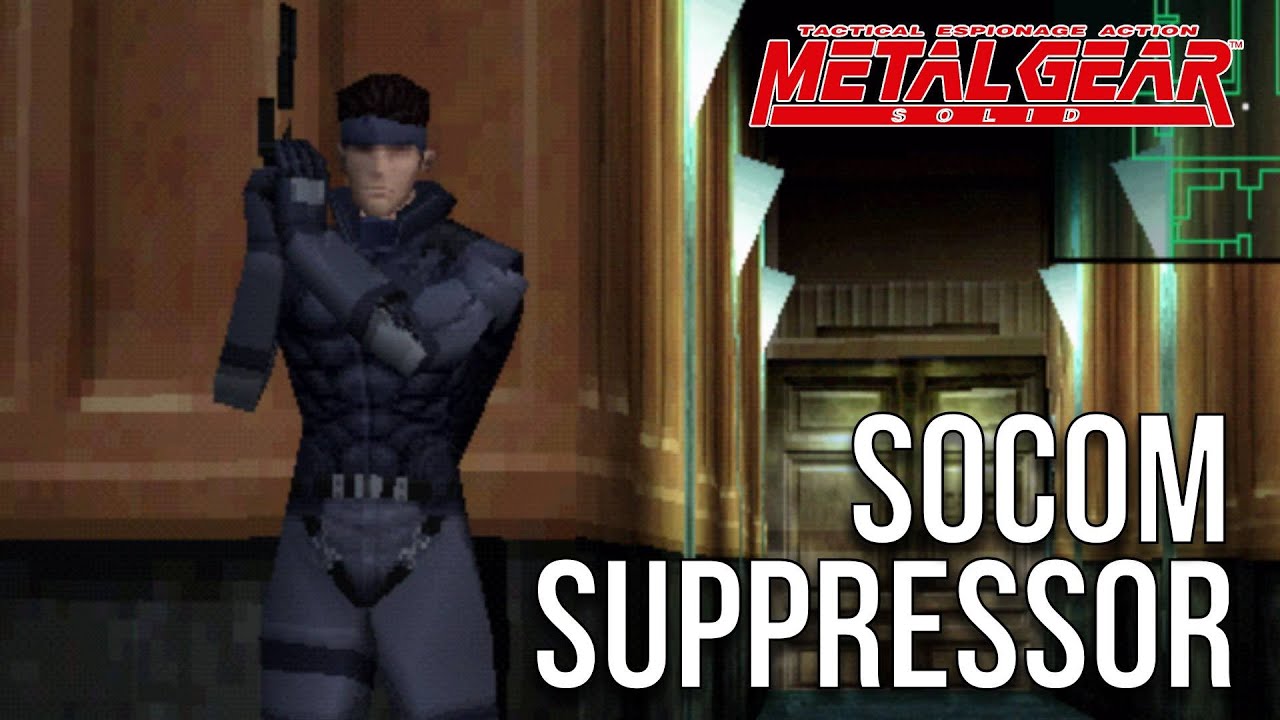 Where to find the SOCOM Suppressor location in Metal Gear Solid - YouTube