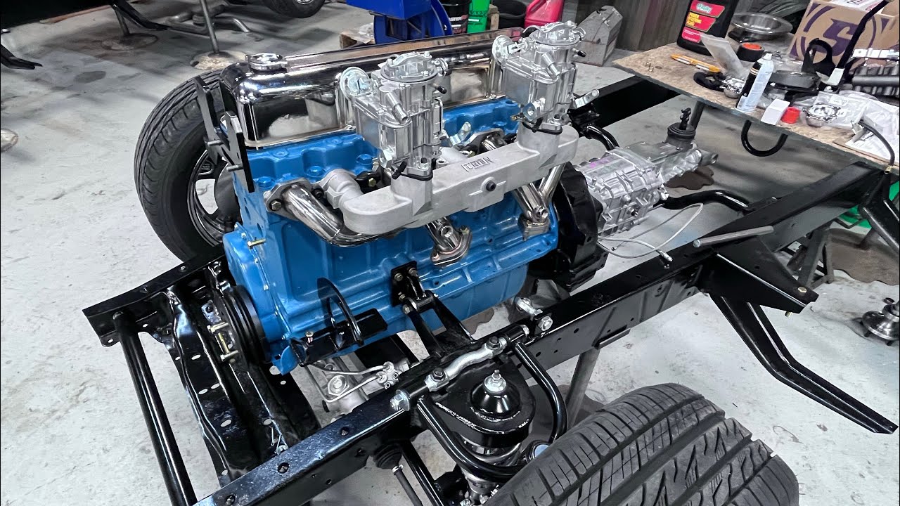 1954 Chevrolet 3100 1st Series Chassis Build - 261 Engine Edition - YouTube