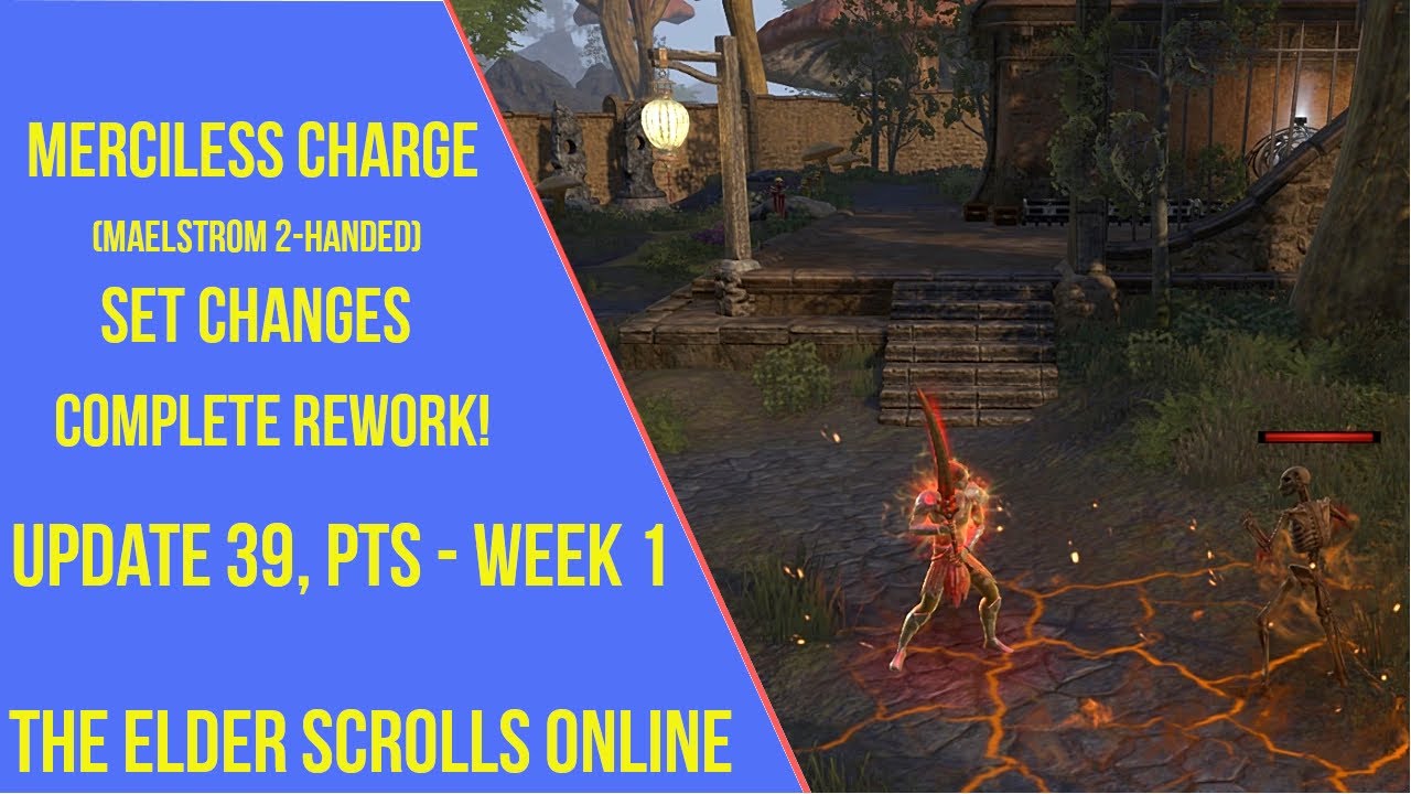 ESO Merciless Charge Changes Update 39 - YouTube