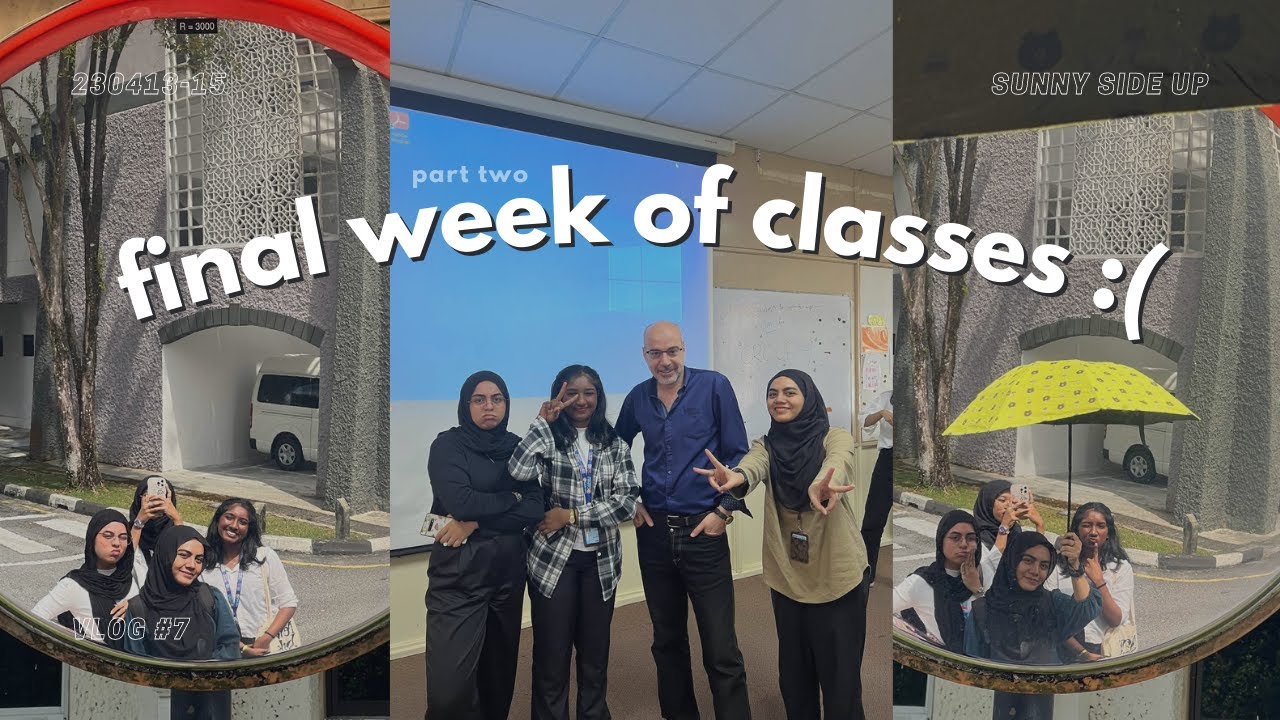 [part 2] final week of classes :( (vlog) - YouTube