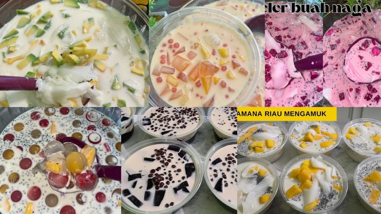 Resep minuman dessert terviral di tahun 2024||dijamin cuan nya paling ...