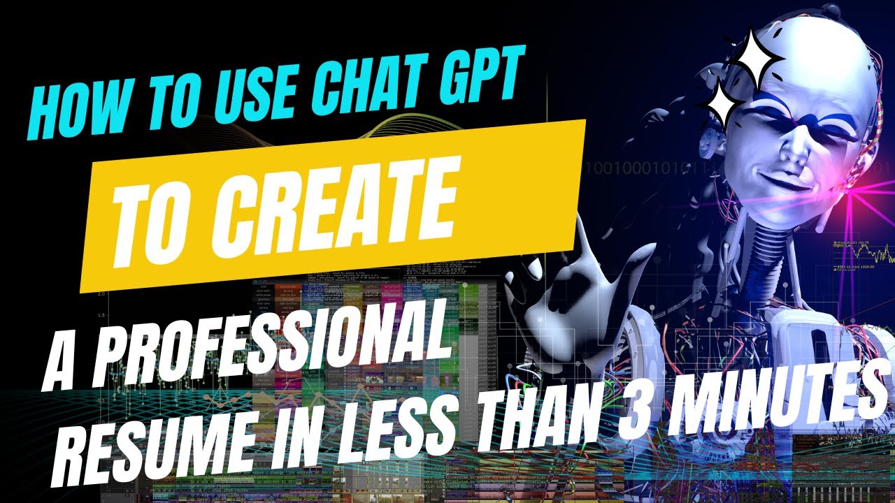 Unbelievable! Create a Professional Resume in Under 5 Mins With Chat ...