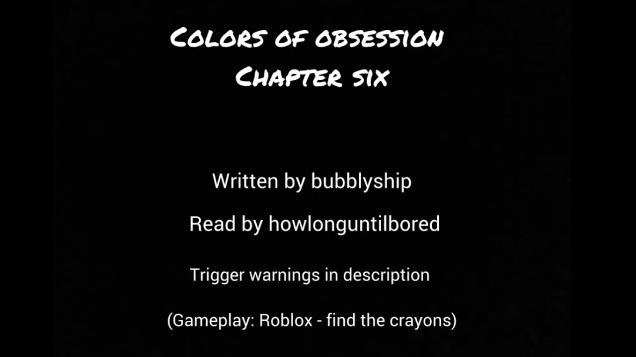 Colors of obsession chapter six (Podfic) - YouTube