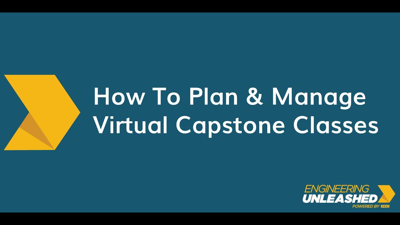 How to Plan & Manage Virtual Capstone Classes - YouTube