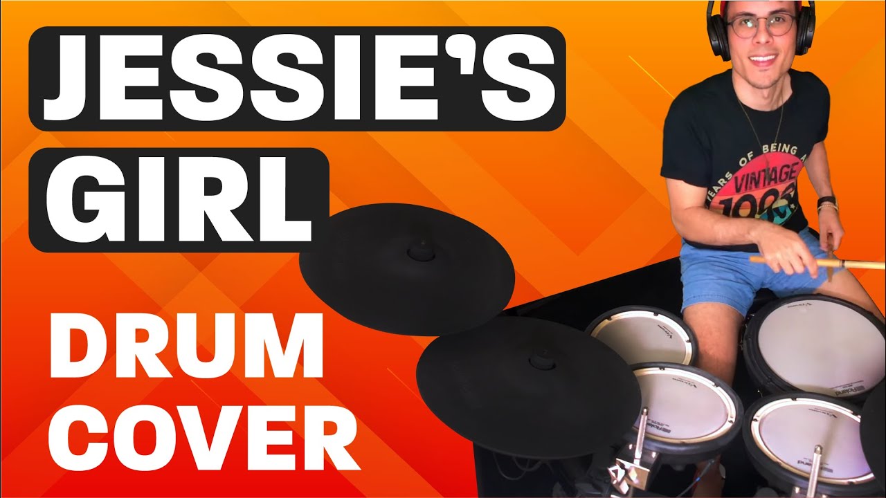 Jessie's Girl [Dedicated to my dad] - Rick Springfield - DRUM COVER on ...