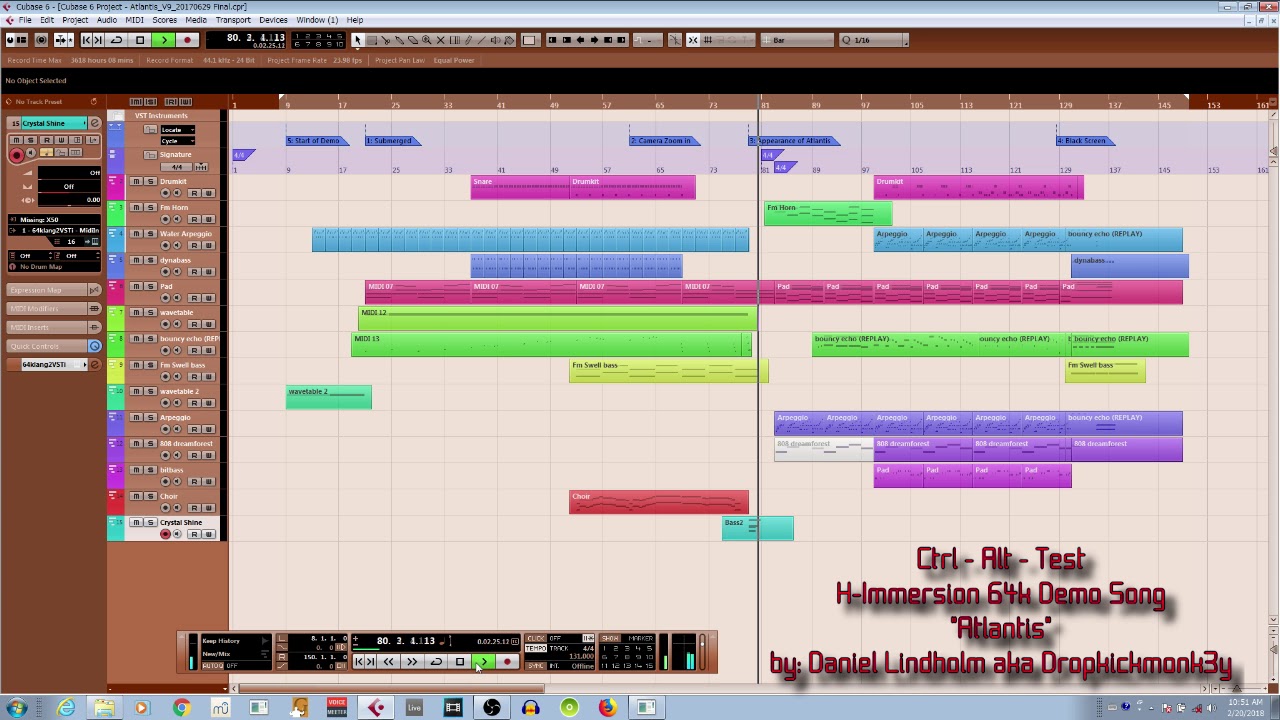 Ctrl-Alt-Test H-Immersion Music: Atlantis - YouTube