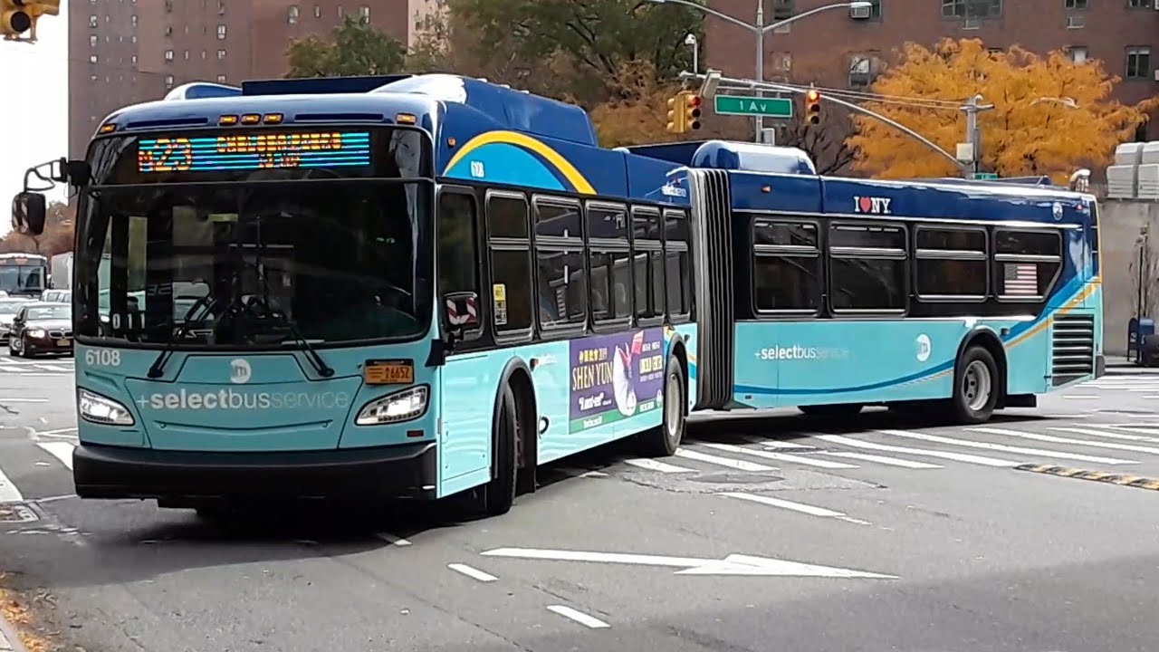 MTA: 2017 New Flyer XD60 "Xcelsior" Articulated Low Floor [6108] M23 ...