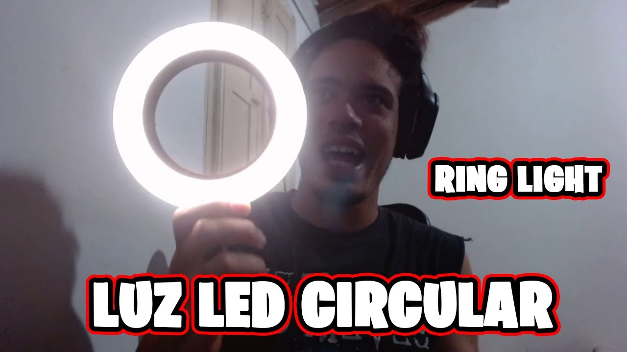 LUZ DE LED CIRCULAR USB RING LIGHT - YouTube