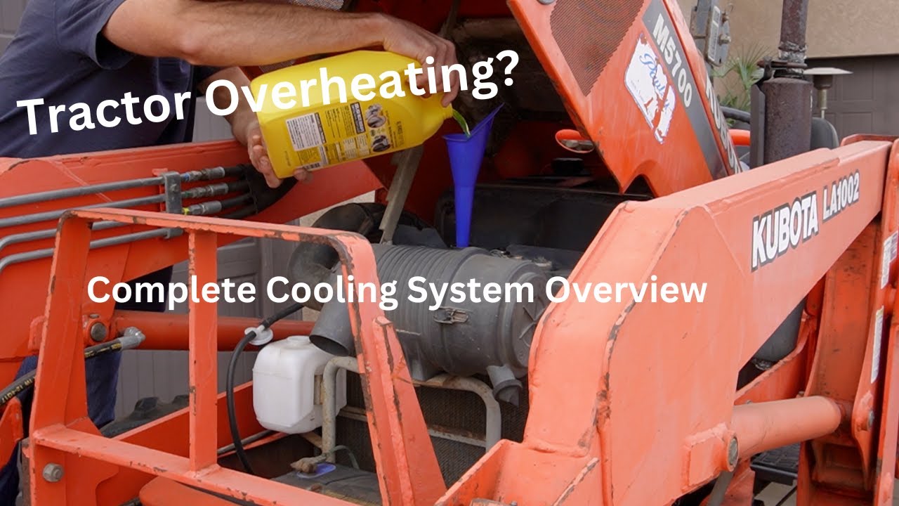 How to Change the Coolant on a Tractor - YouTube