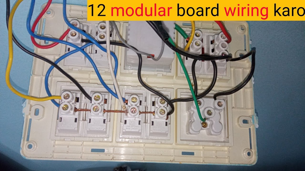 12 modular board wiring!@Electric IND - YouTube